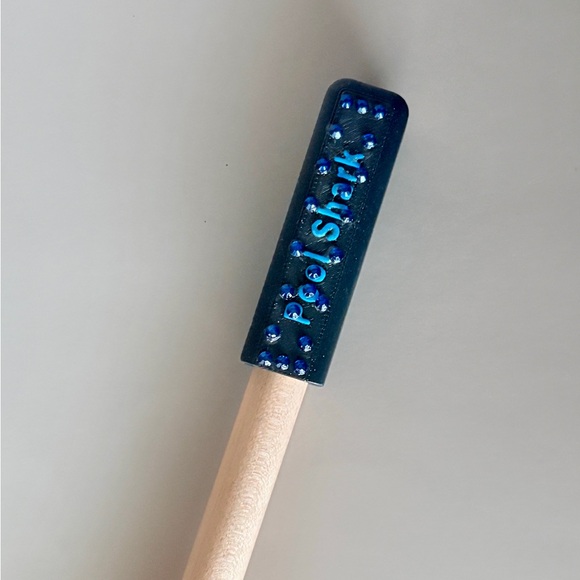 Games | Pool Shark Blue And Tan Cue Stick | Poshmark
